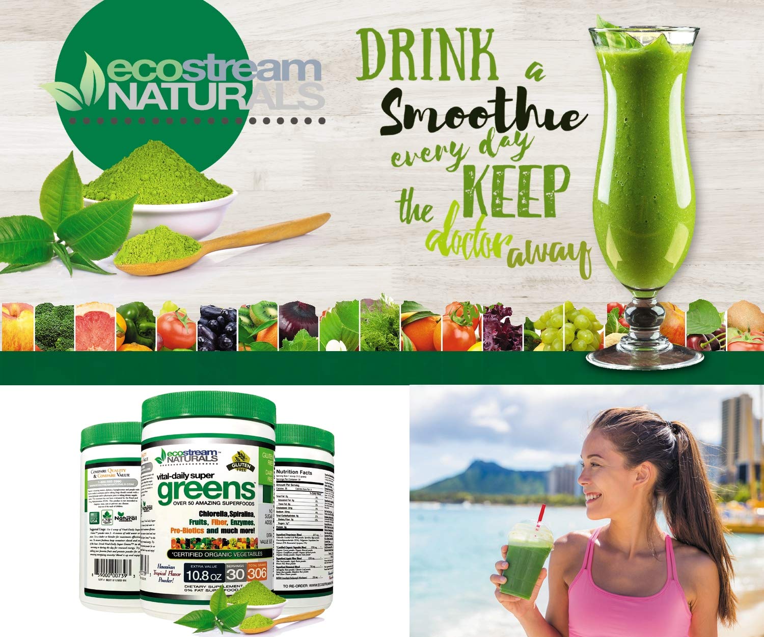Large size blended vitamin supplement