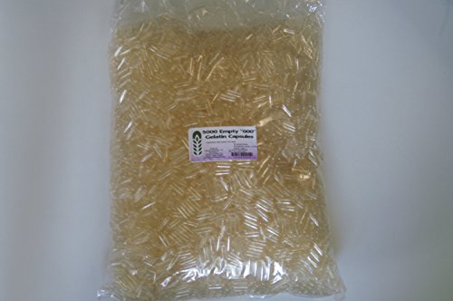 largest size 000 gelatin capsules