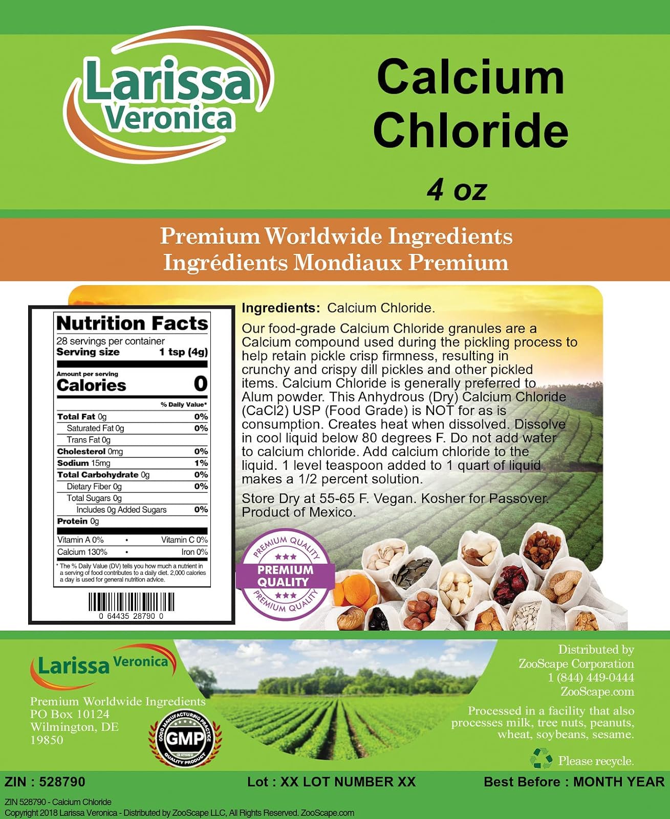 Larissa Veronica Calcium Chloride benefits