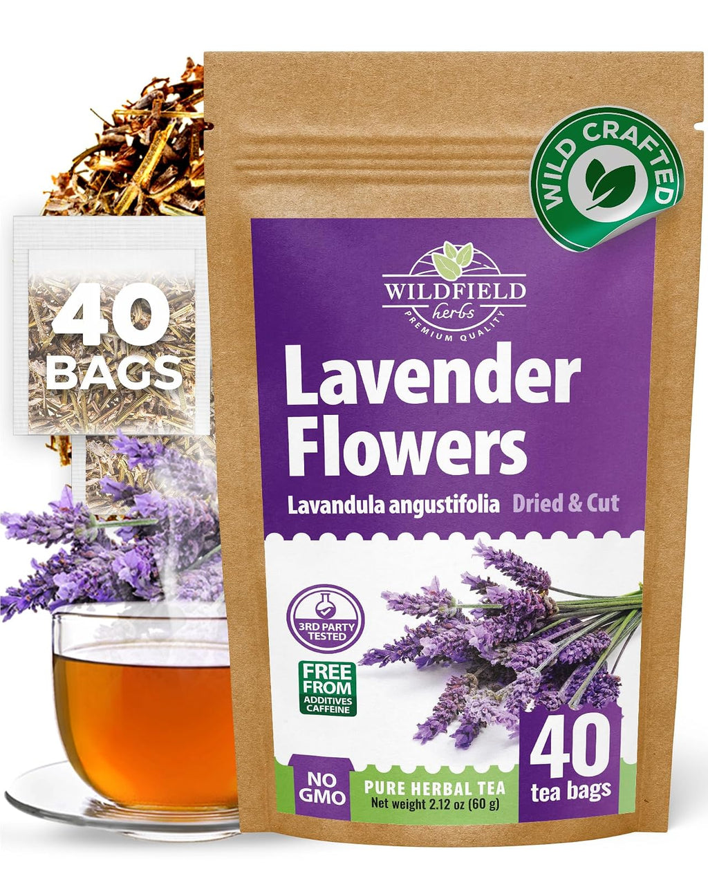 Lavender Herb herbal tea bags