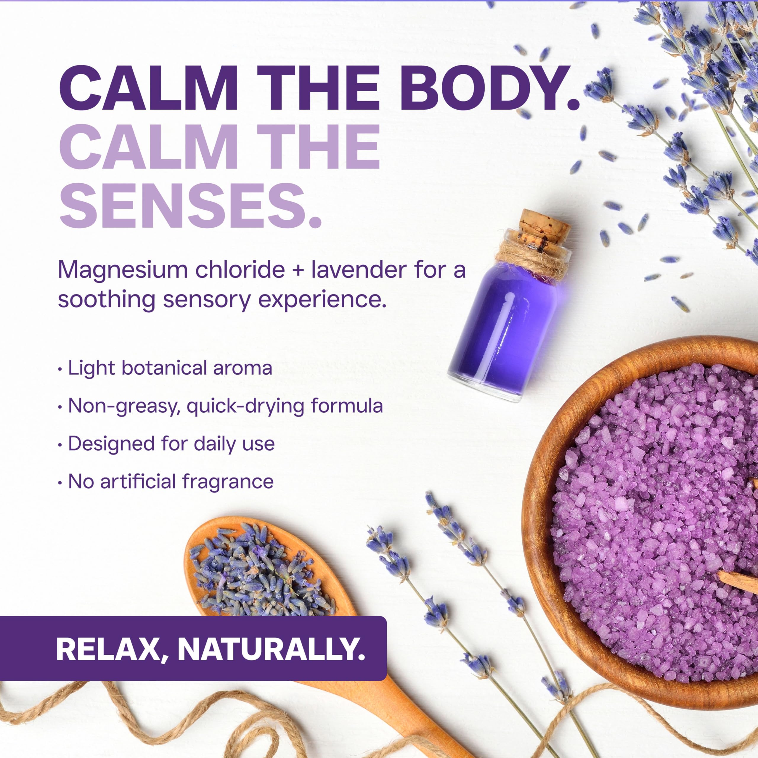 lavender infused magnesium for calming nights
