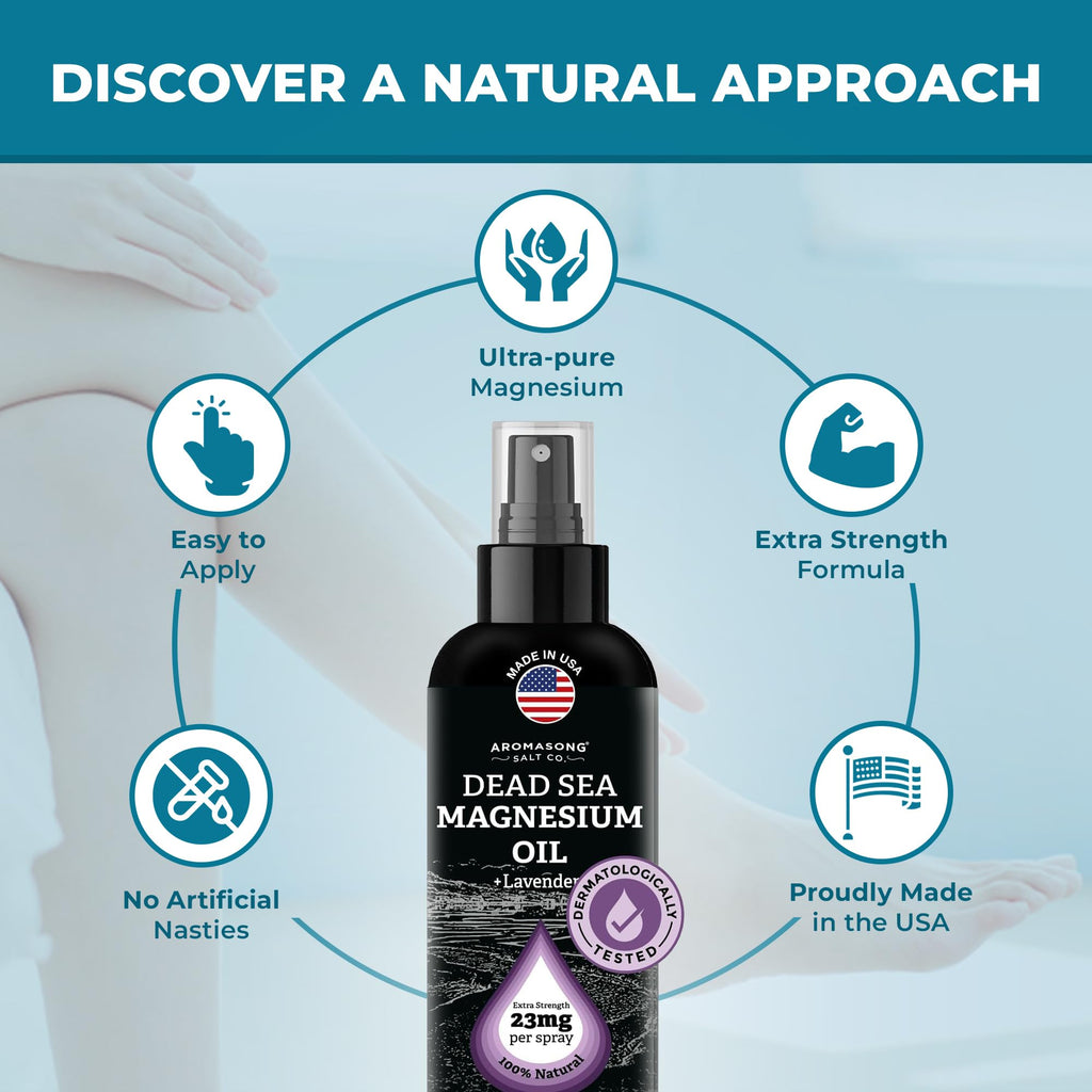 Lavender infused magnesium oil spray
