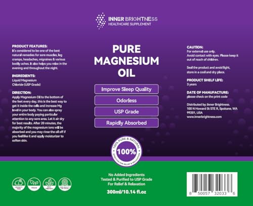 lavender infused magnesium spray for calm