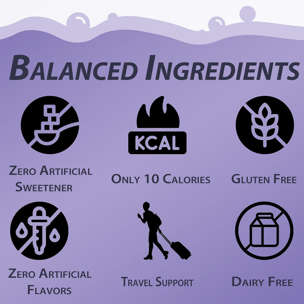 Lavender lemonade drink mix for active lifestyles
