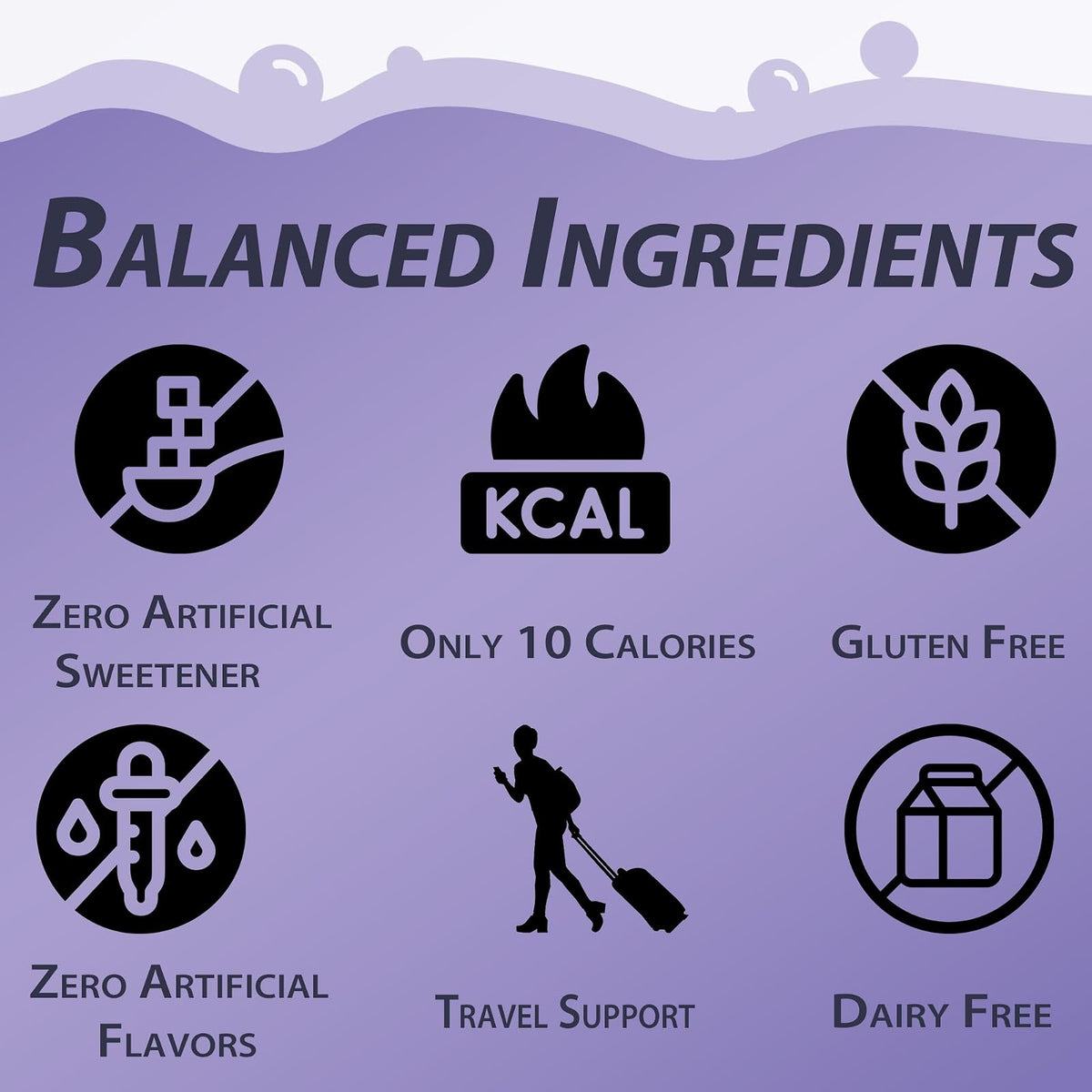 Lavender lemonade drink mix for active lifestyles