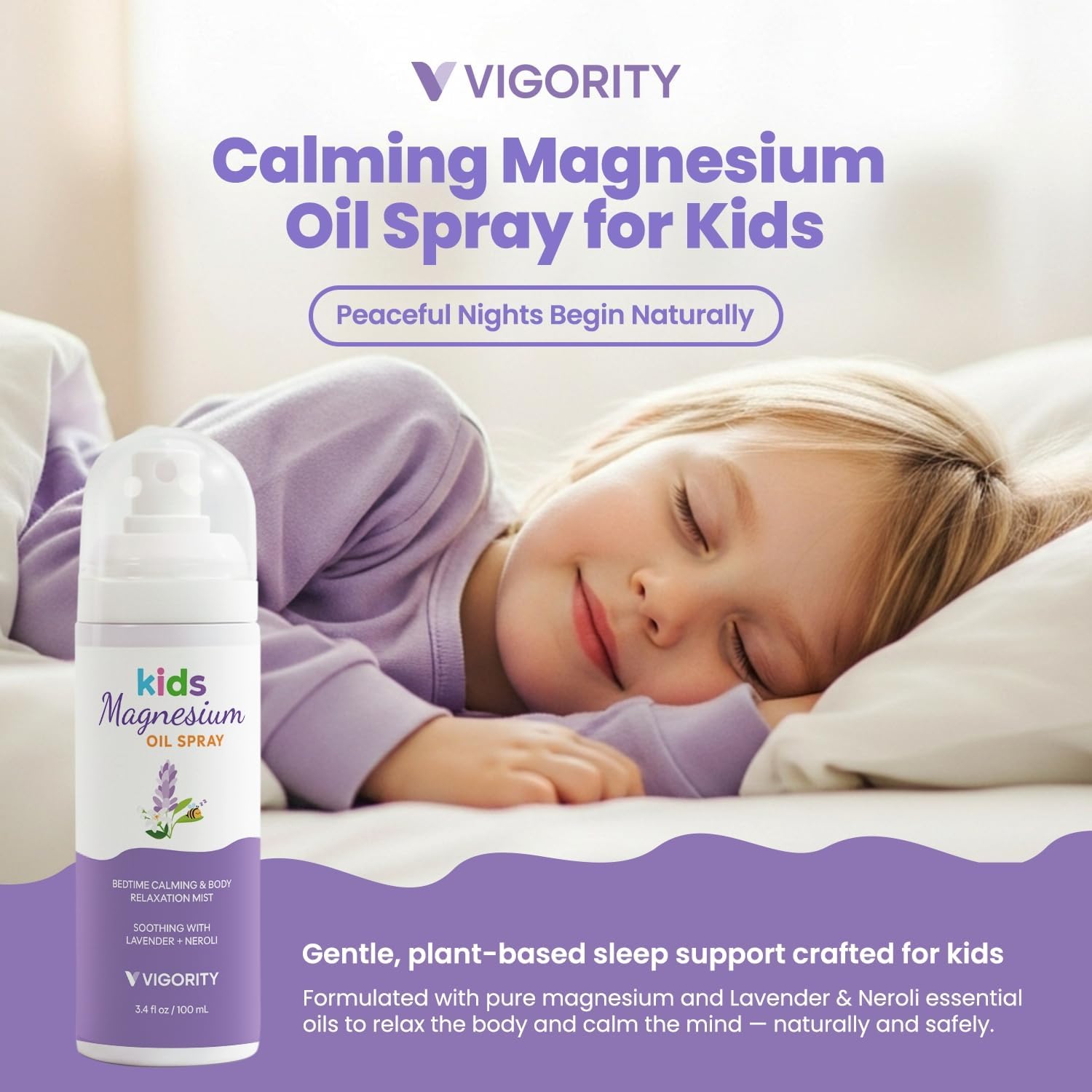 Lavender magnesium mist for sleep