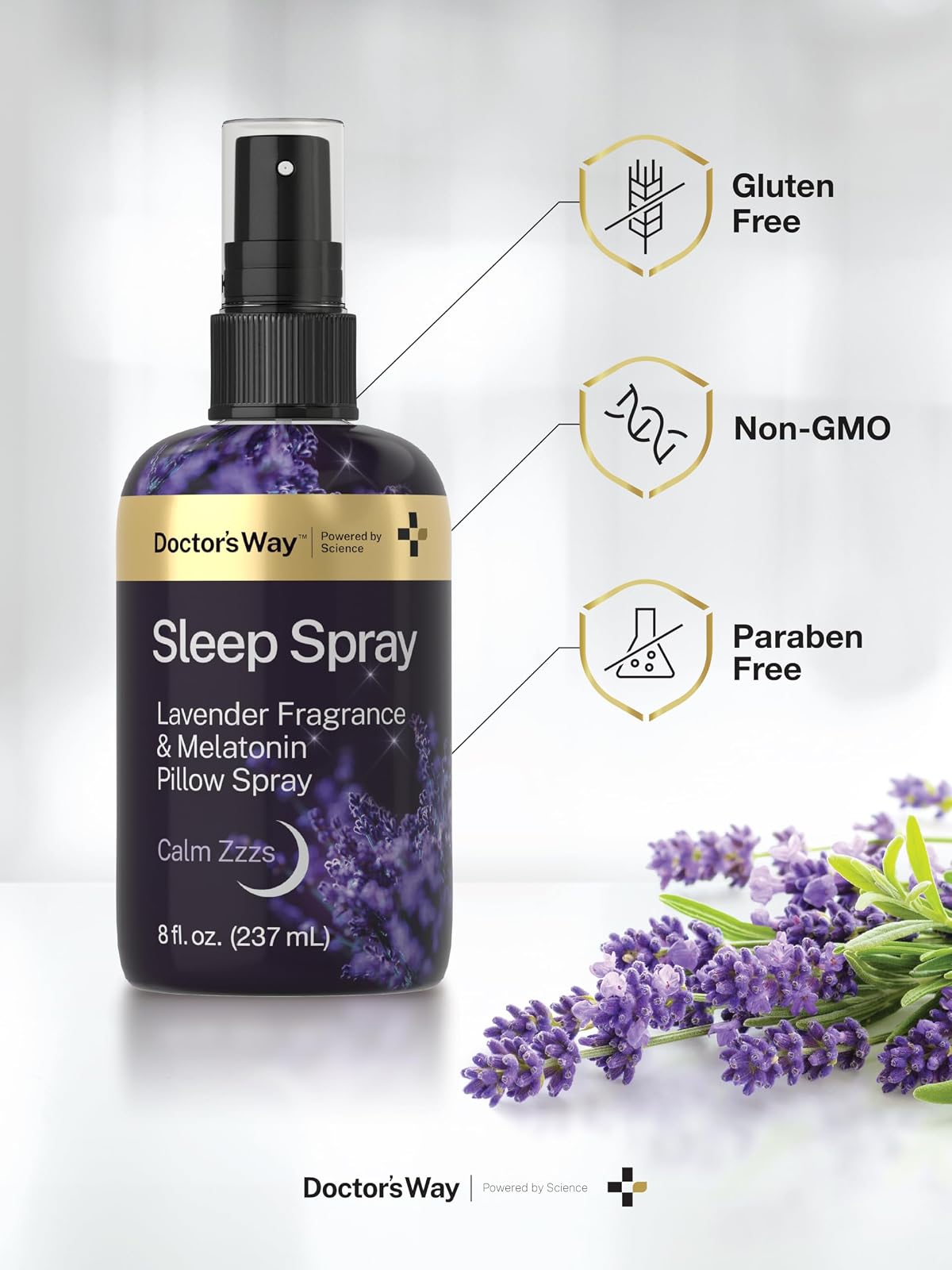 lavender melatonin spray for better sleep