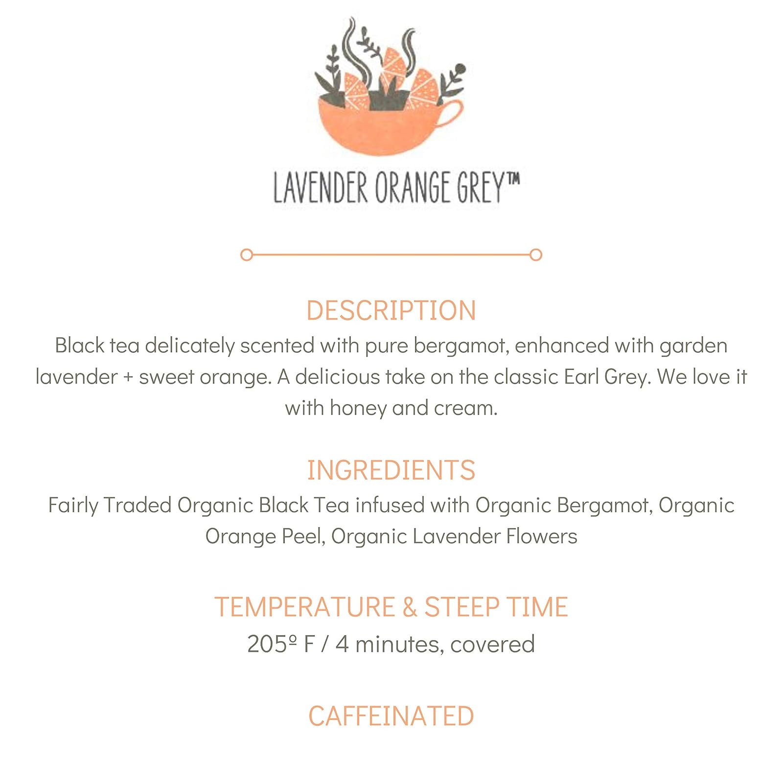 lavender orange grey tea benefits