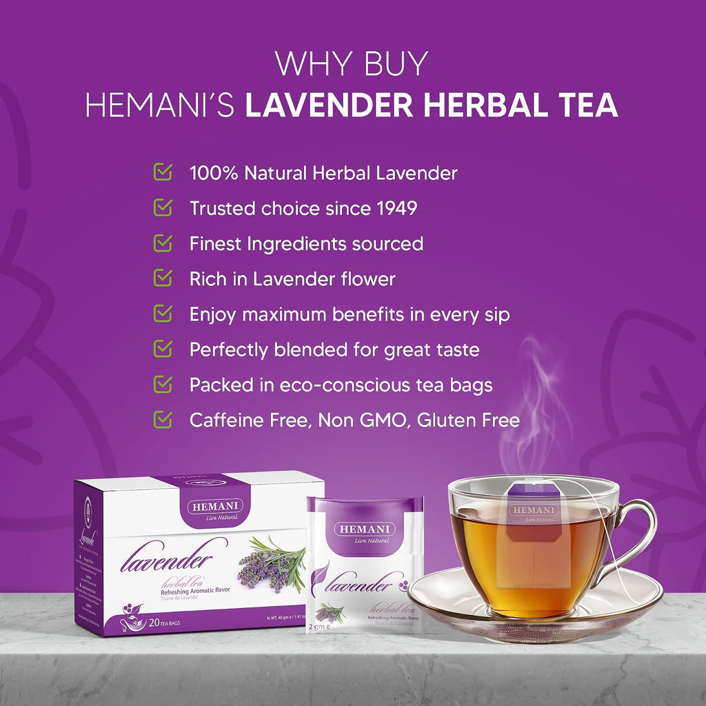 lavender tea bags for calming nights