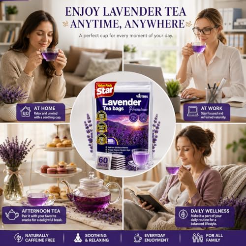 lavender tea for stress relief