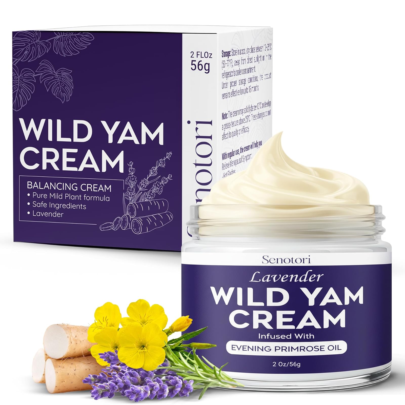 lavender wild yam cream for menopause relief