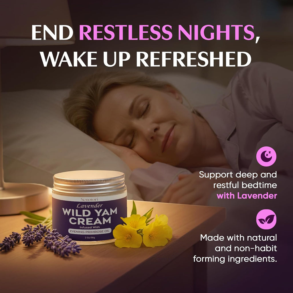 lavender wild yam cream for skin hydration