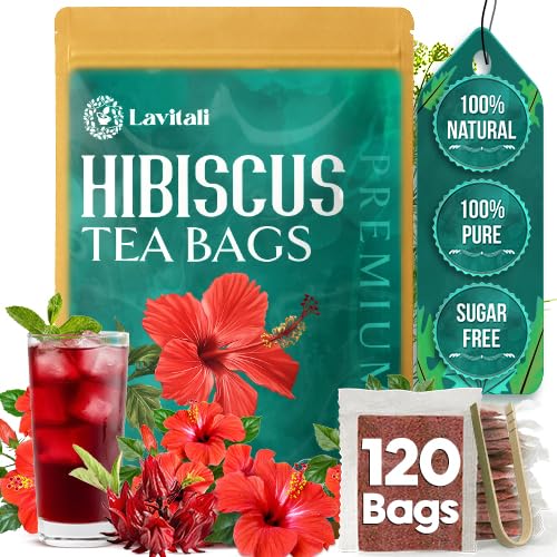 Lavitali hibiscus tea bags for relaxation