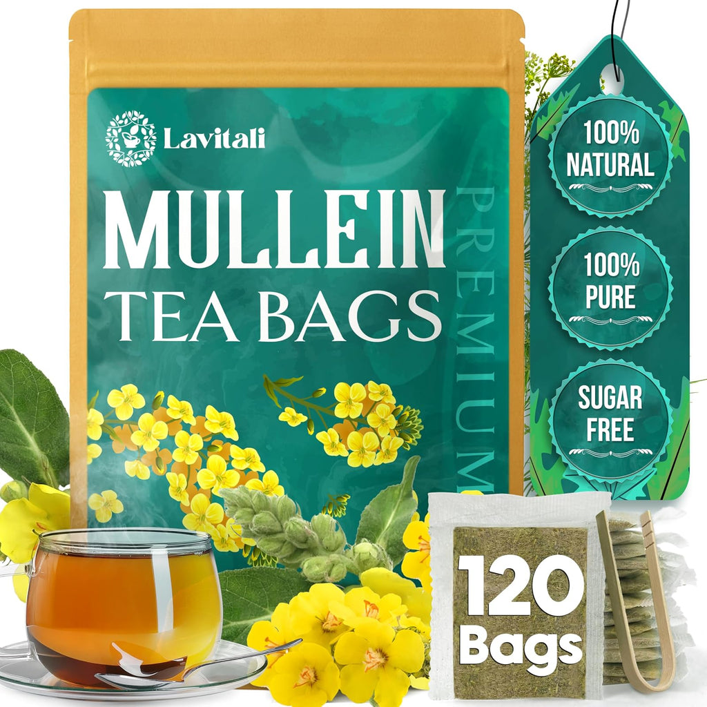 Lavitali Mullein Leaves herbal tea bags