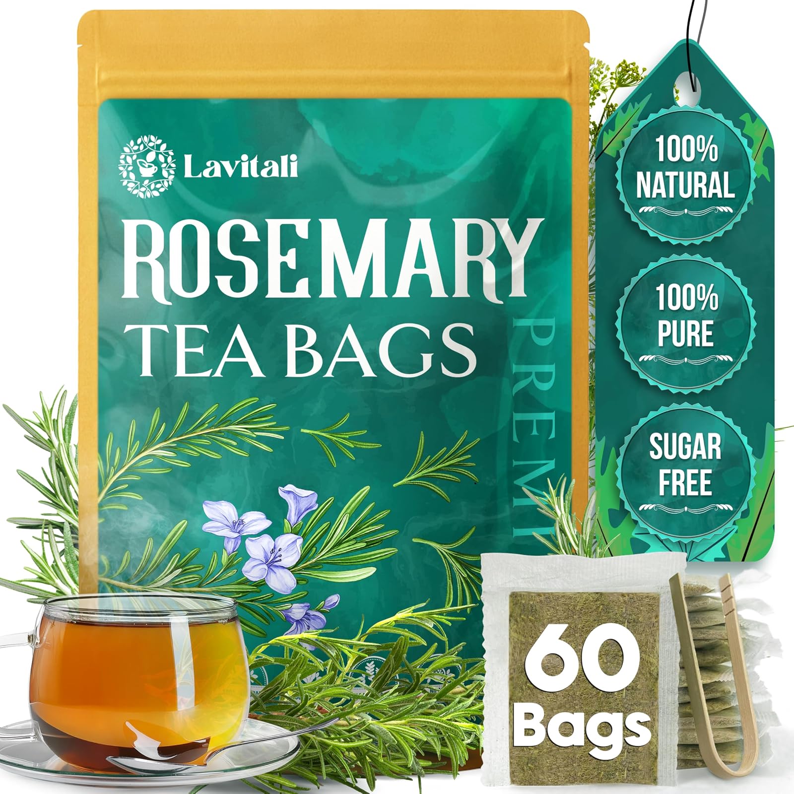 Lavitali rosemary leaves herbal tea
