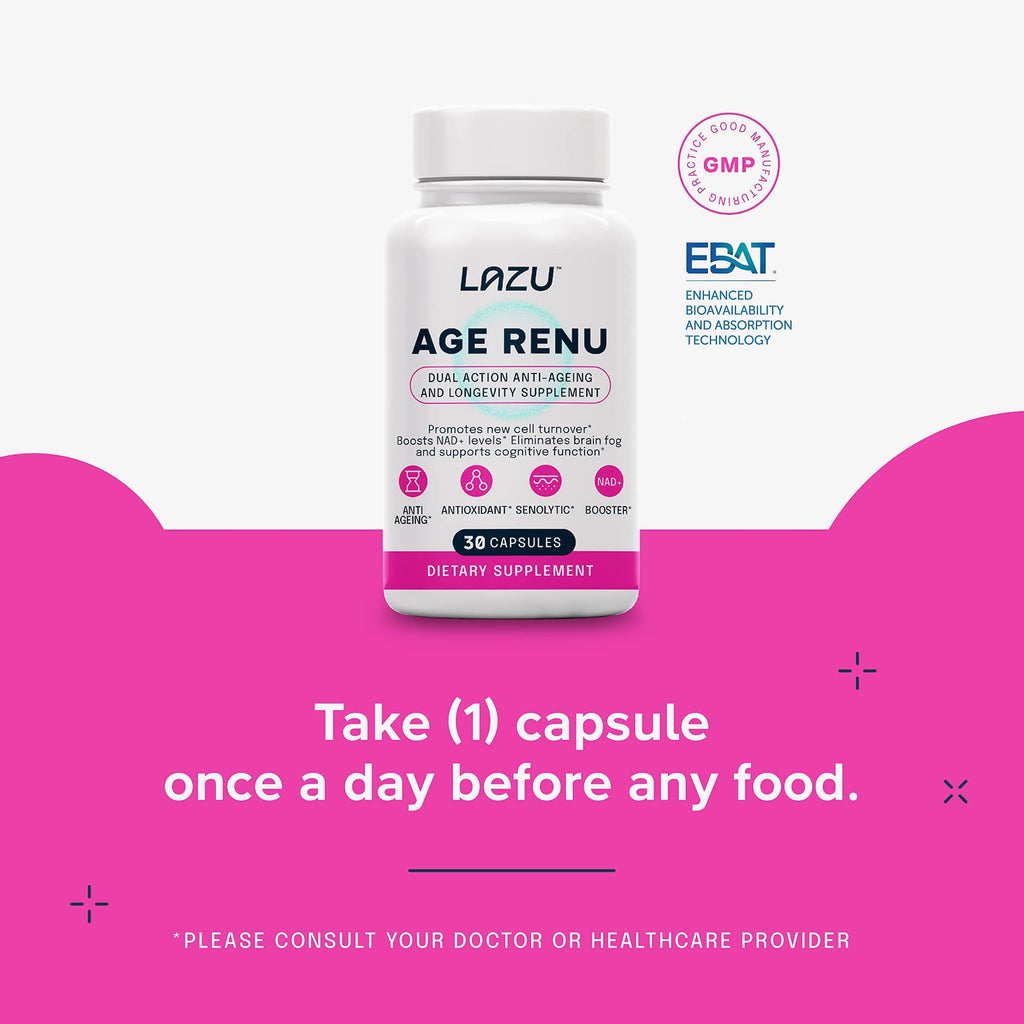 LAZU Age Renu capsules for wellness