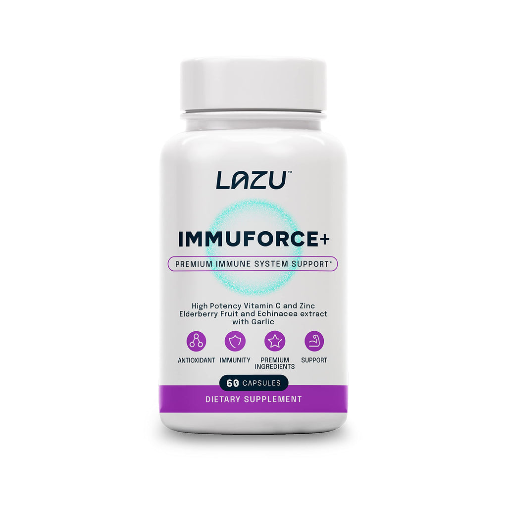 LAZU elderberry immune support capsules
