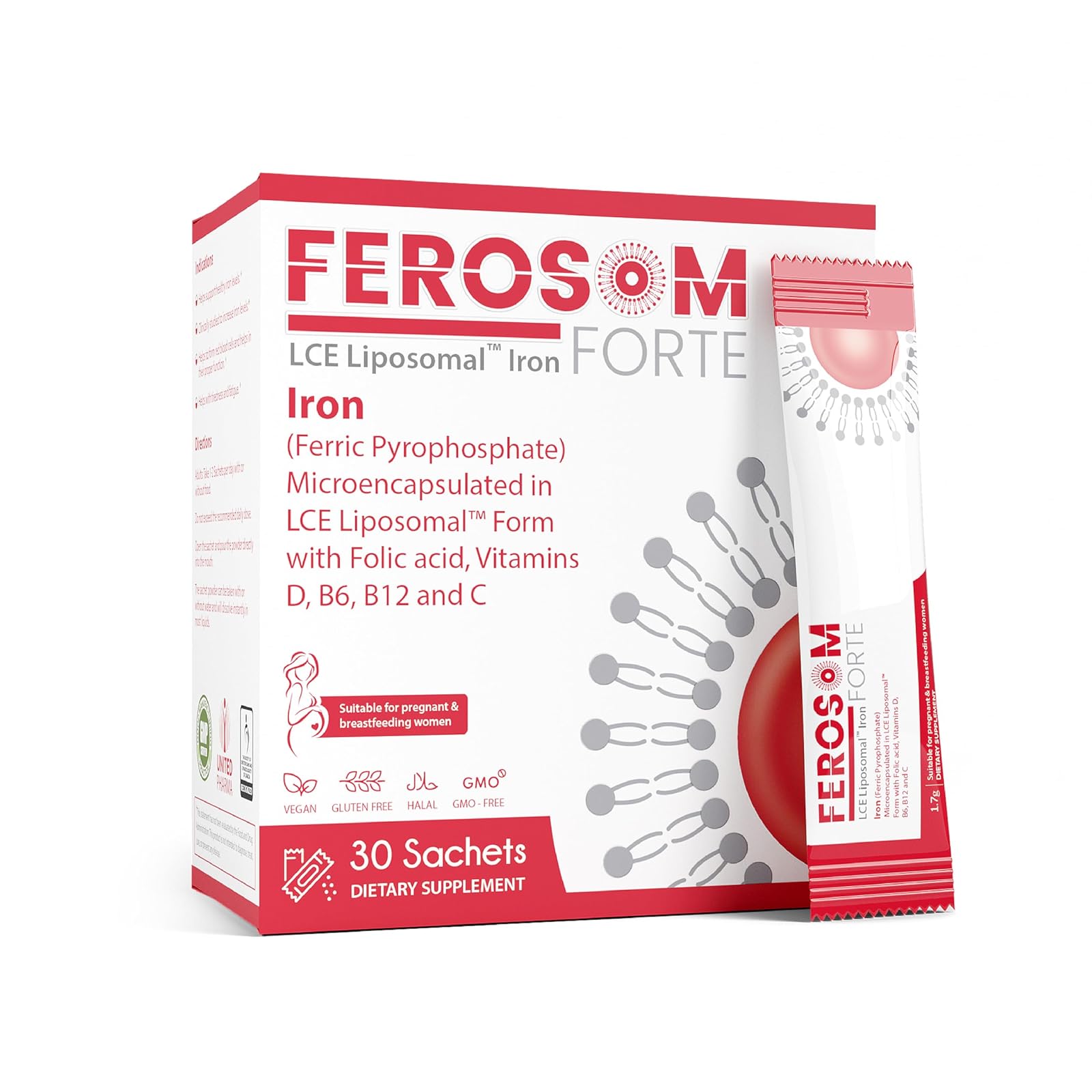 LCE liposomal iron supplement for women