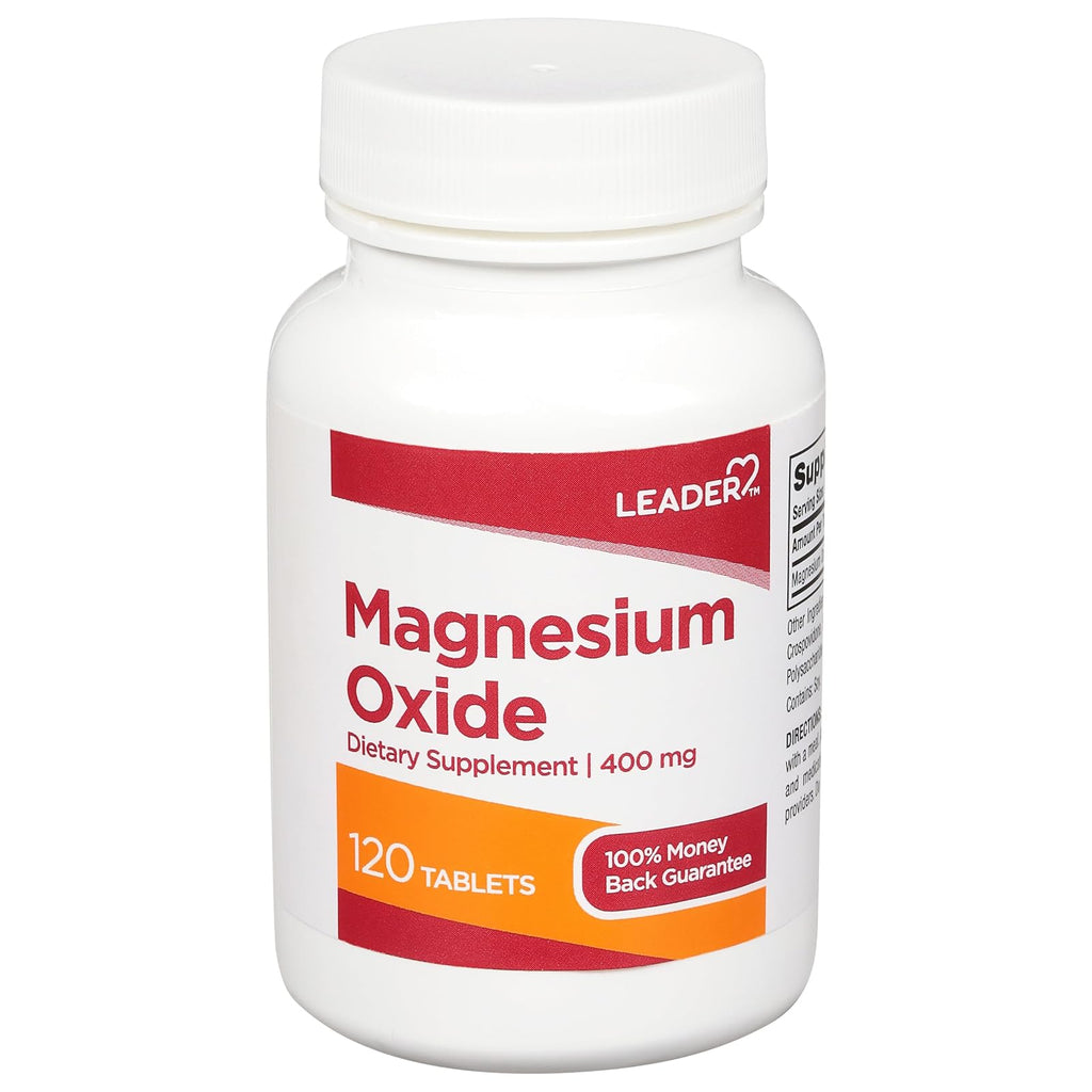 LEADER Magnesium Oxide supplement benefits