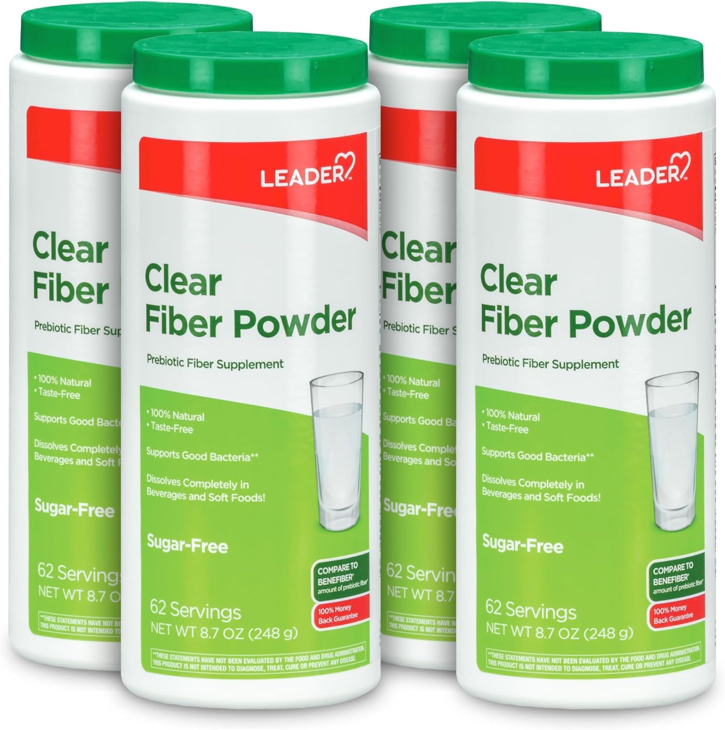 Leader prebiotic fiber supplement powder