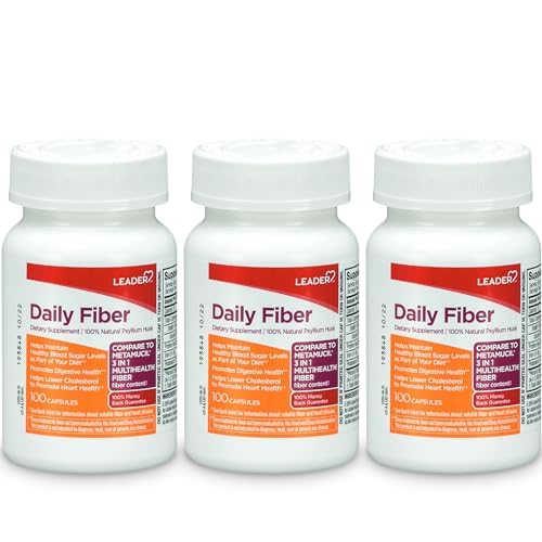 Leader psyllium husk powder capsules