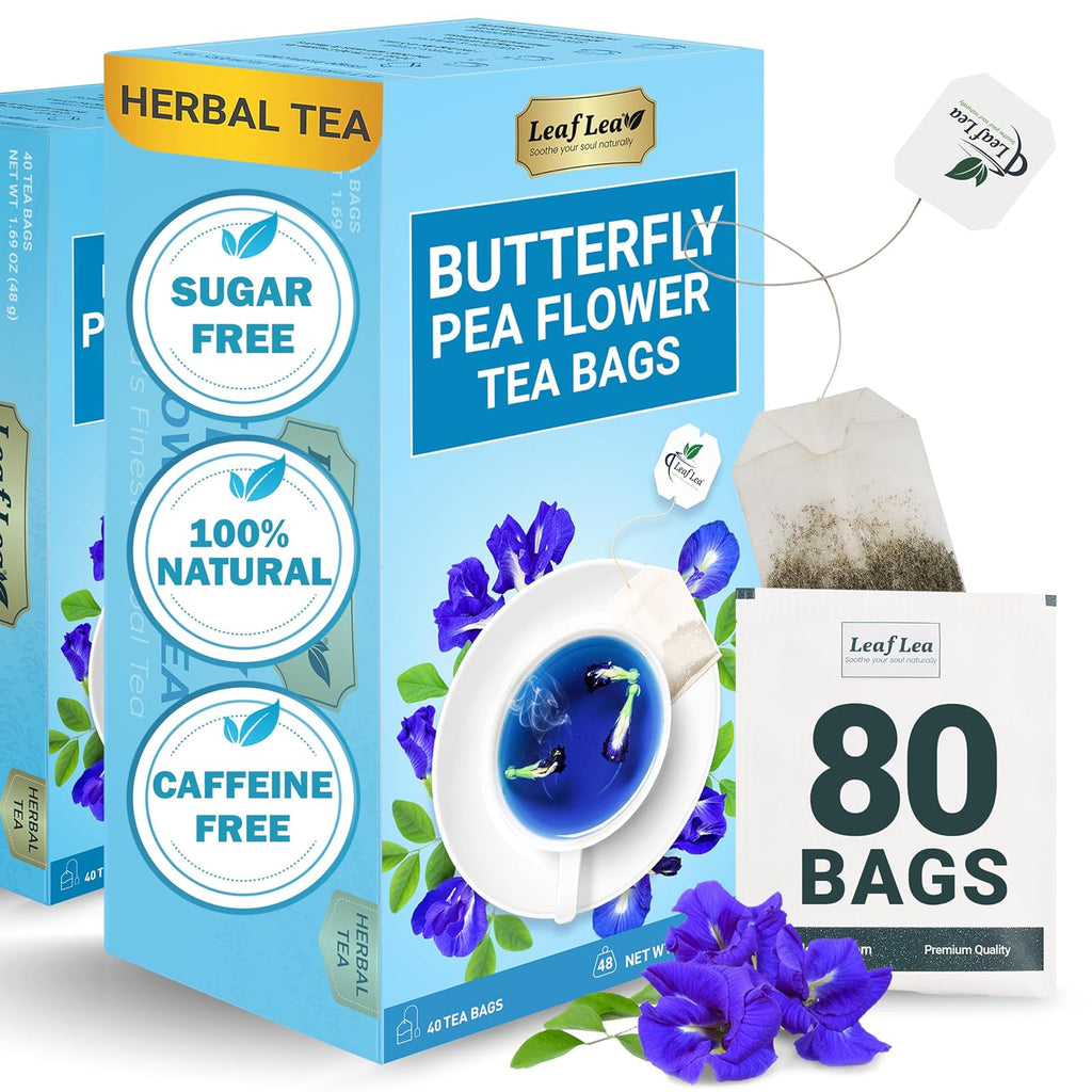 LeafLea butterfly pea herbal tea bags