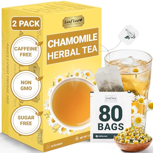 LeafLea chamomile herbal tea bags