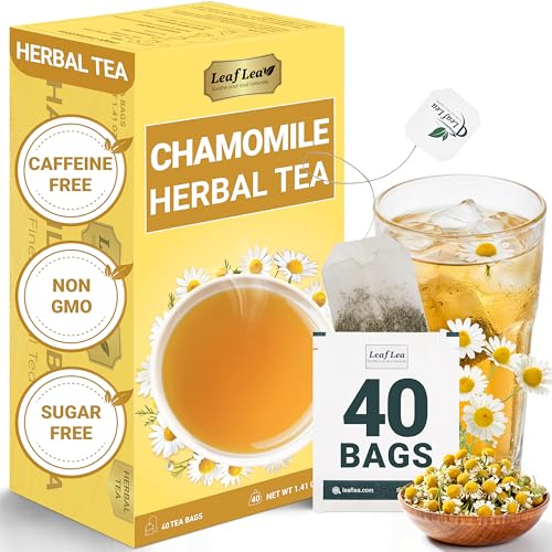 LeafLea chamomile herbal tea bags