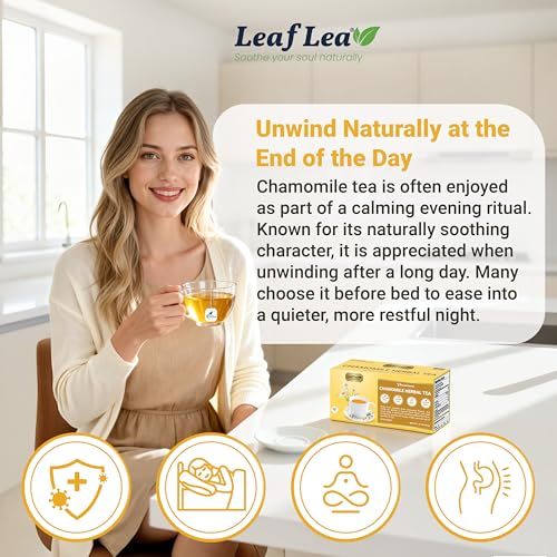 LeafLea chamomile tea for sleep
