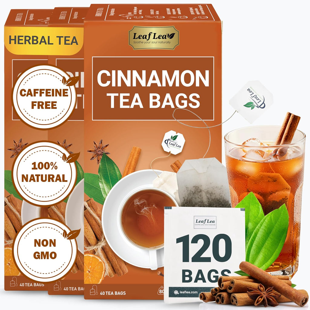 LeafLea cinnamon tea bags 120 count
