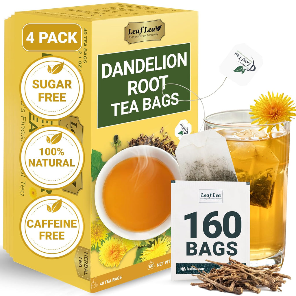 LeafLea dandelion root herbal tea