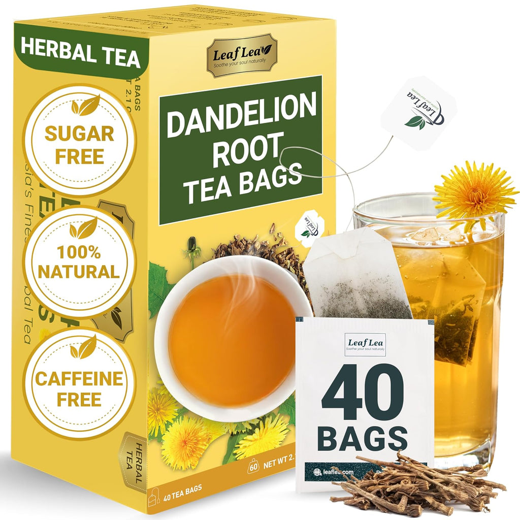 LeafLea dandelion root tea bags