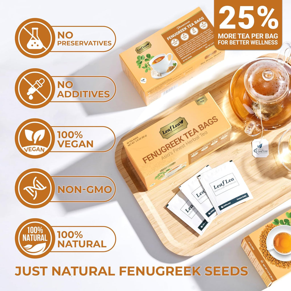 LeafLea fenugreek tea for better digestion