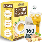 LeafLea ginger tea bags for wellness