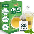 LeafLea green tea bags for energy