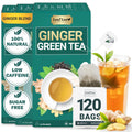 LeafLea green tea with ginger bags