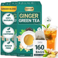 LeafLea green tea with ginger bags