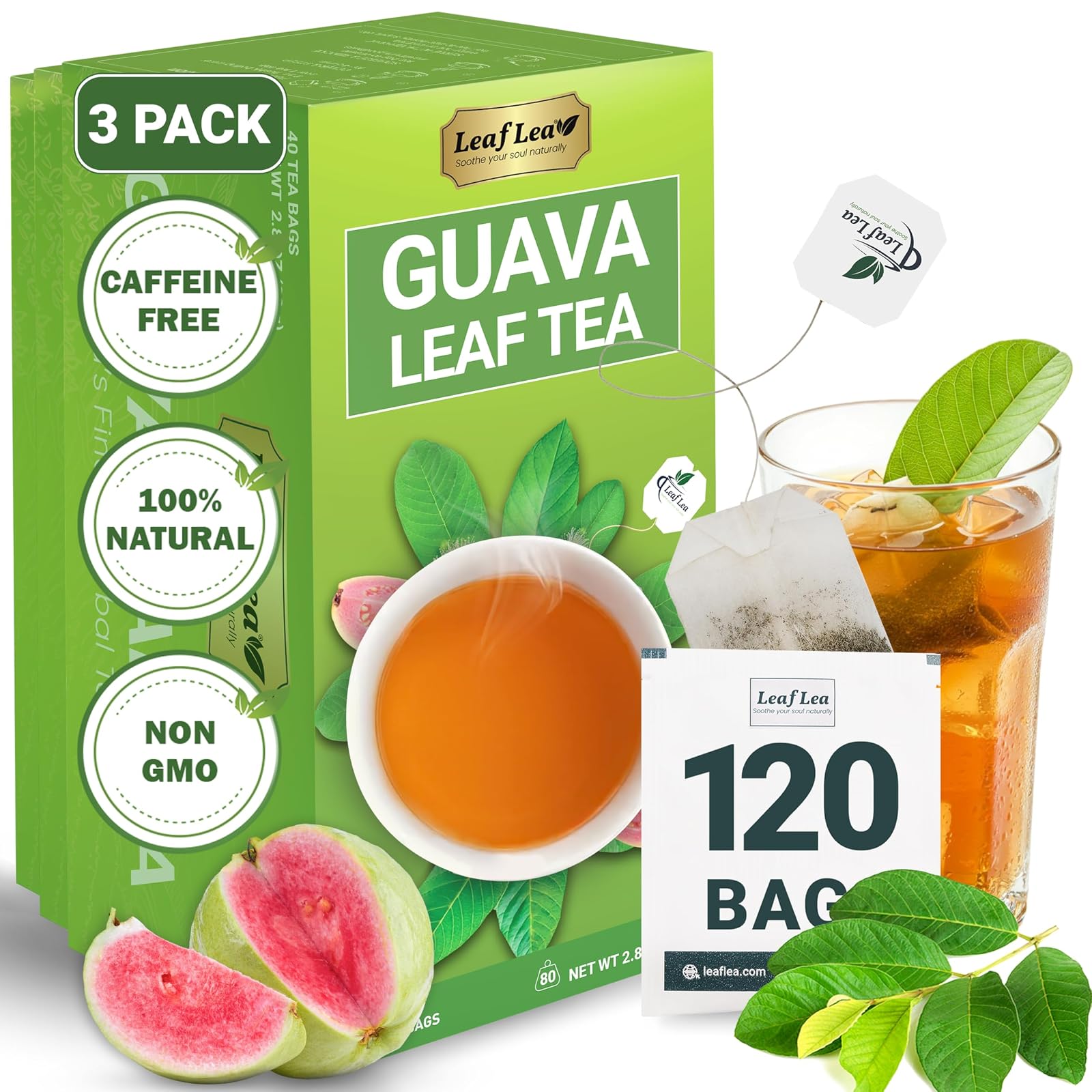 LeafLea guava leaf herbal tea bags