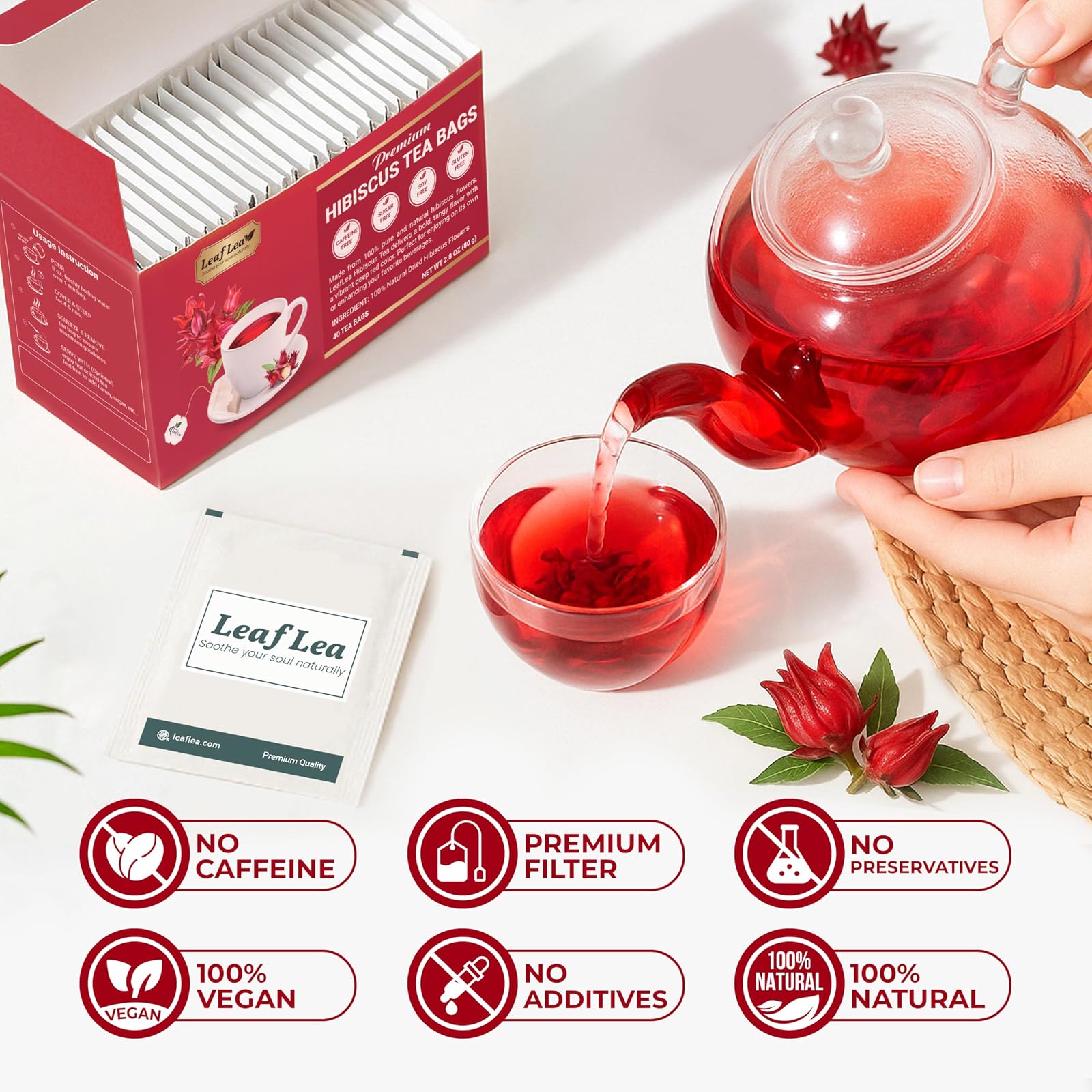 LeafLea herbal tea collection