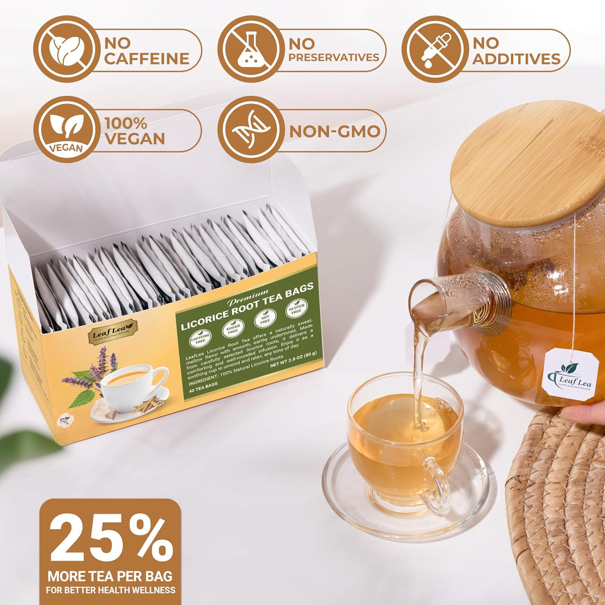 LeafLea herbal tea for relaxation