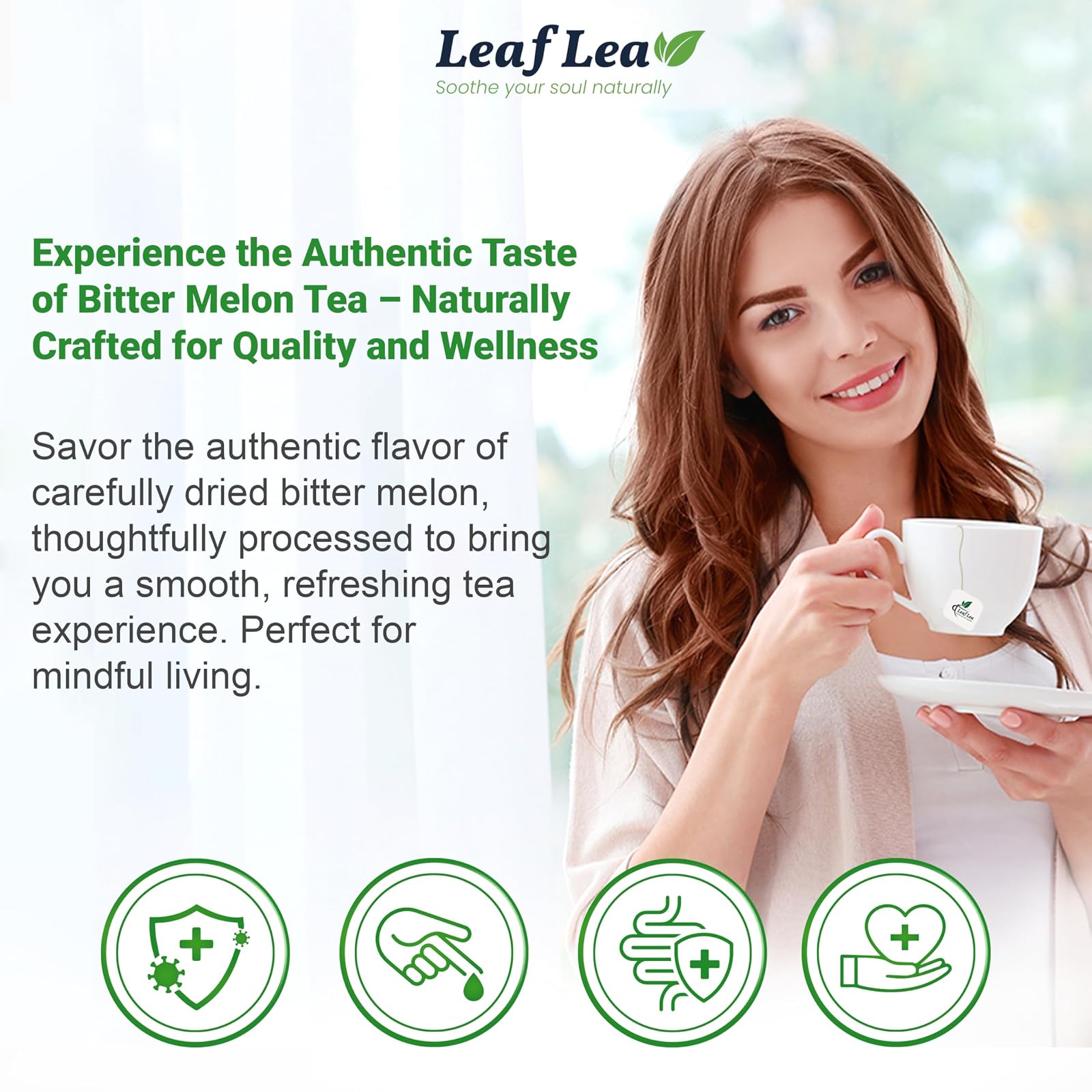 LeafLea herbal tea for wellness