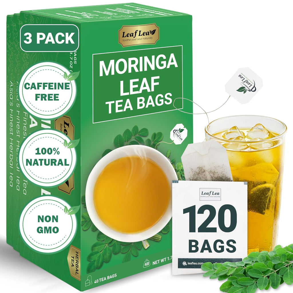 LeafLea moringa tea bags 120 count