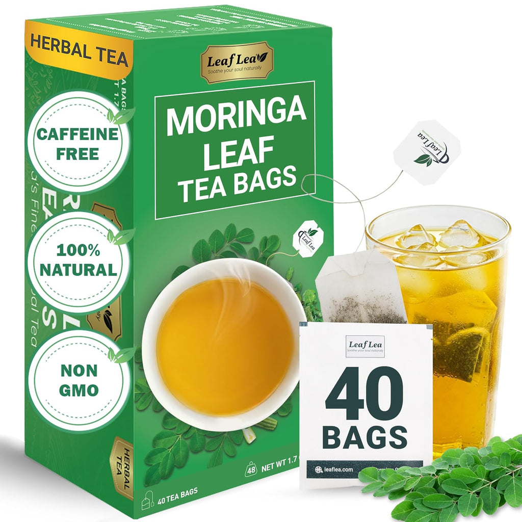 LeafLea moringa tea bags 40 count