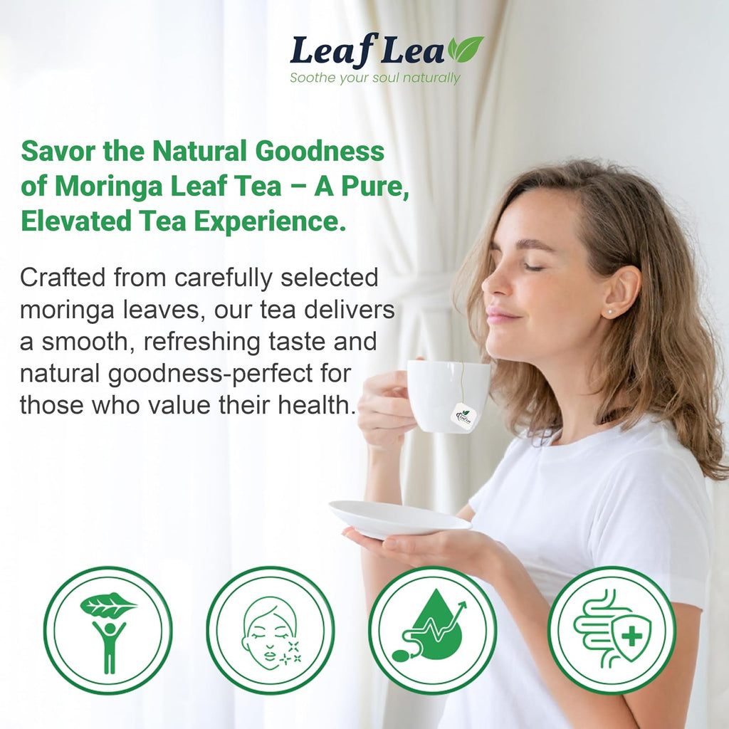 LeafLea natural moringa tea blend