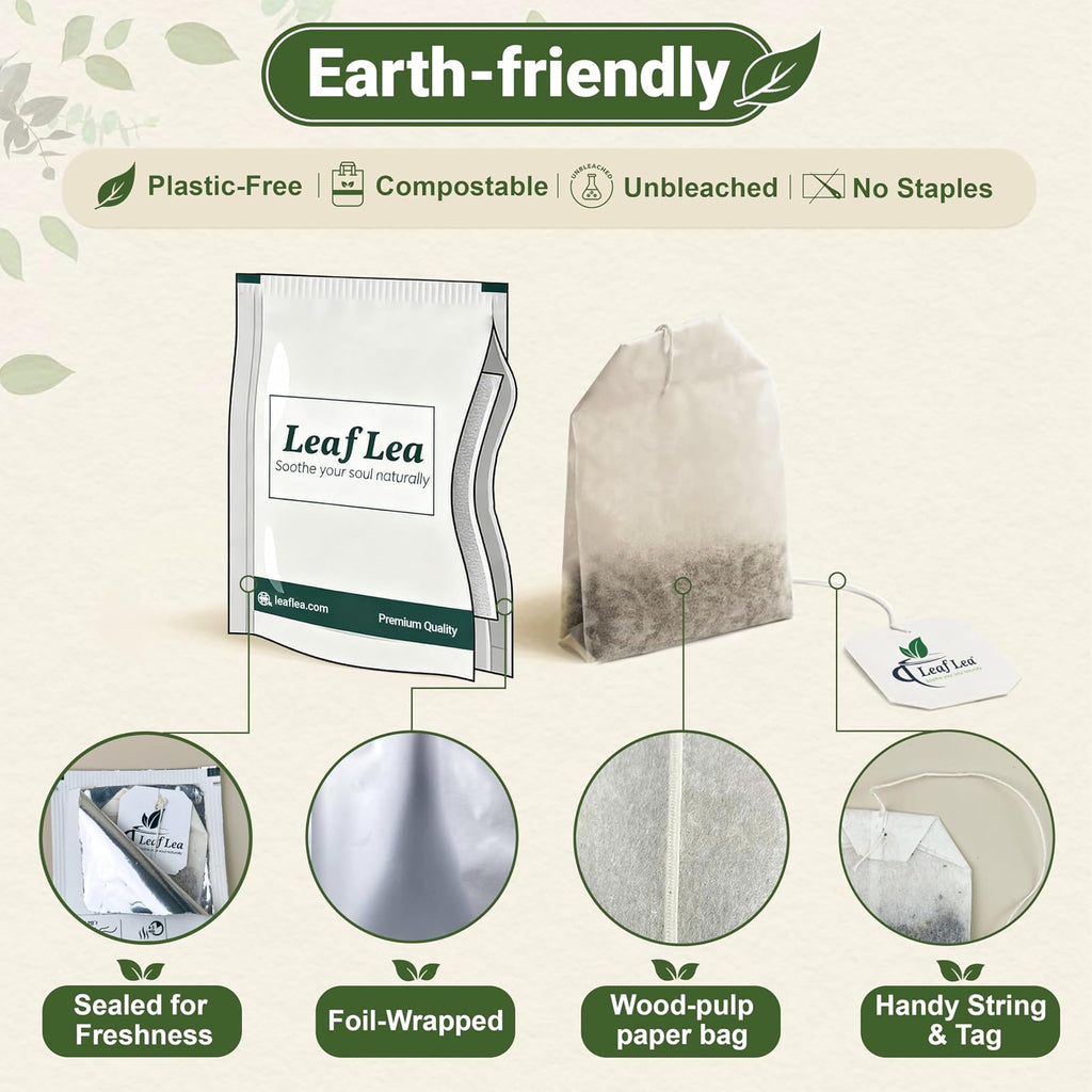 LeafLea organic herbal tea selection