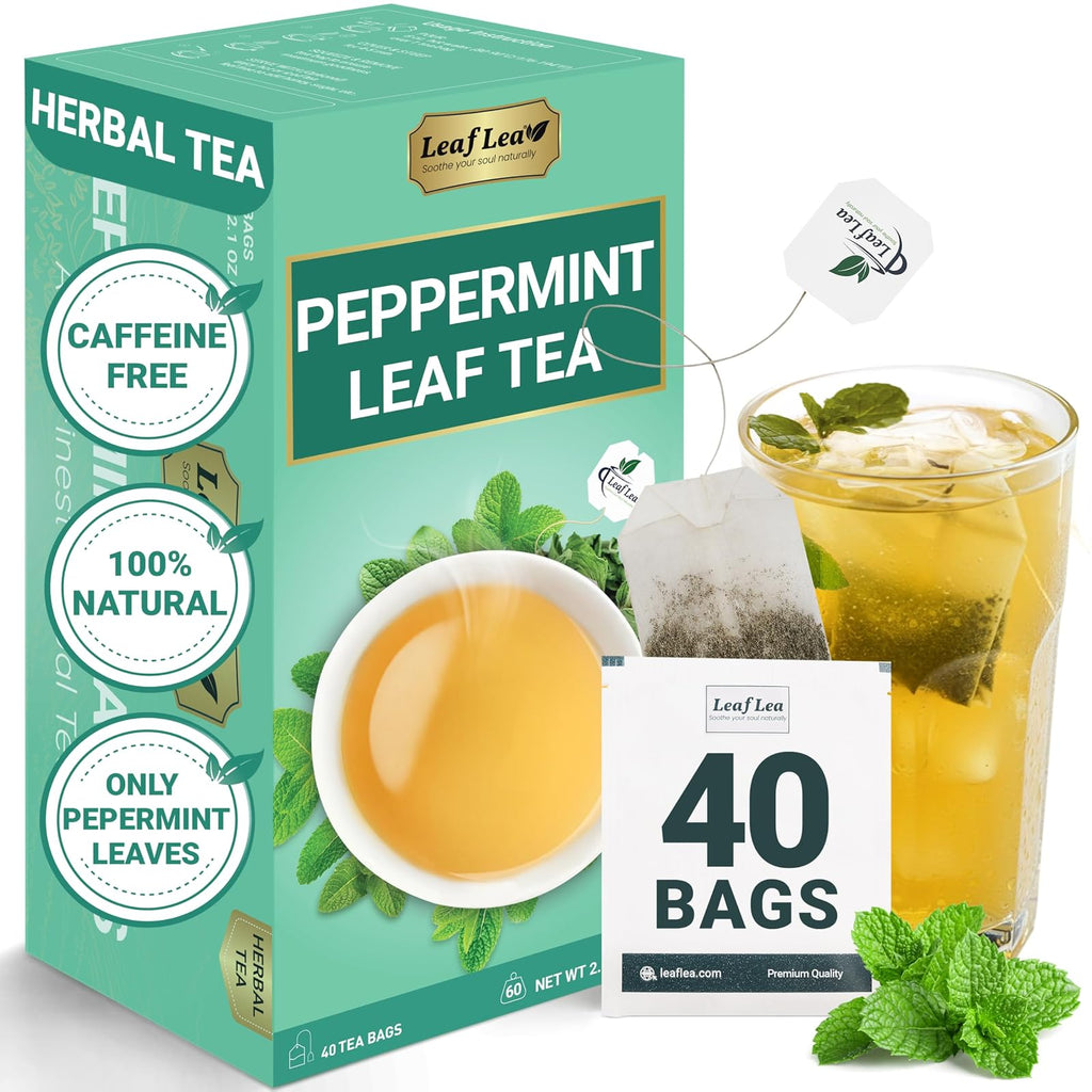LeafLea peppermint tea bags