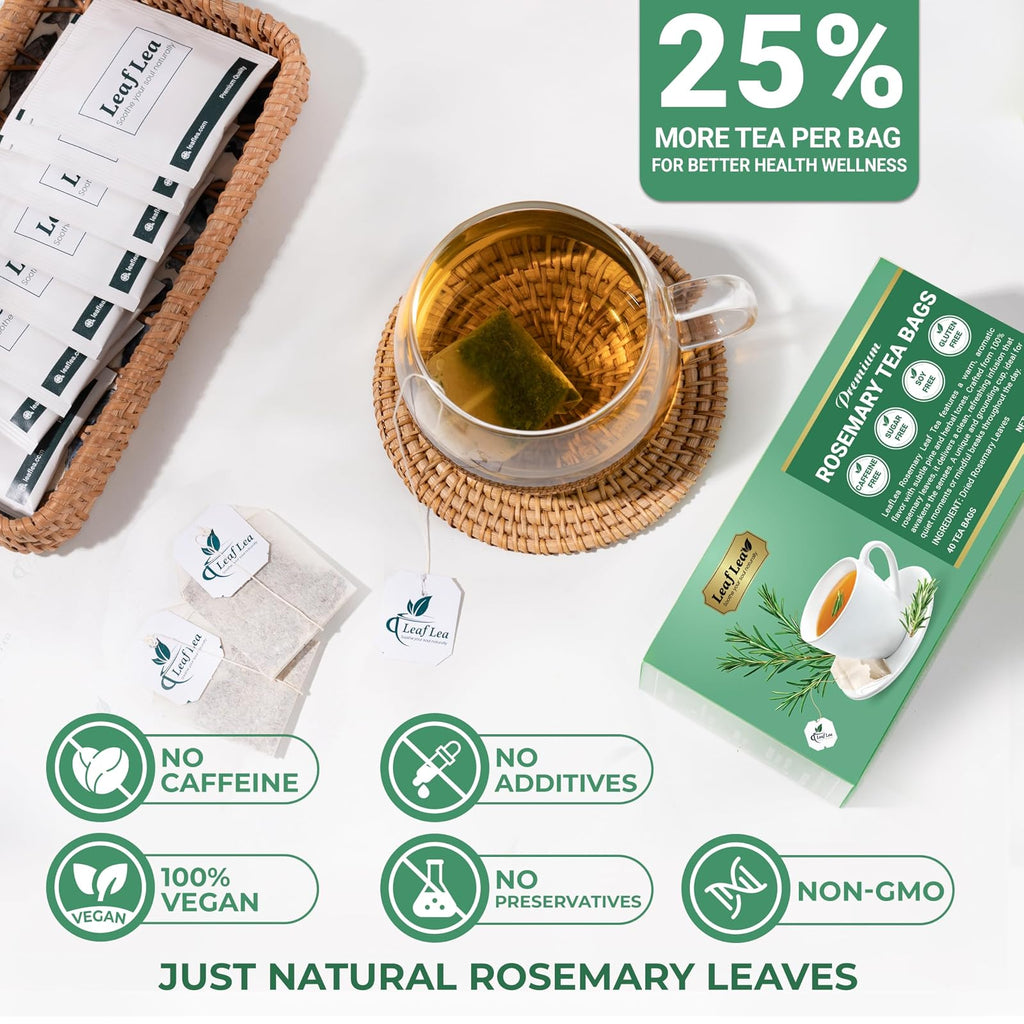 LeafLea rosemary tea for relaxation