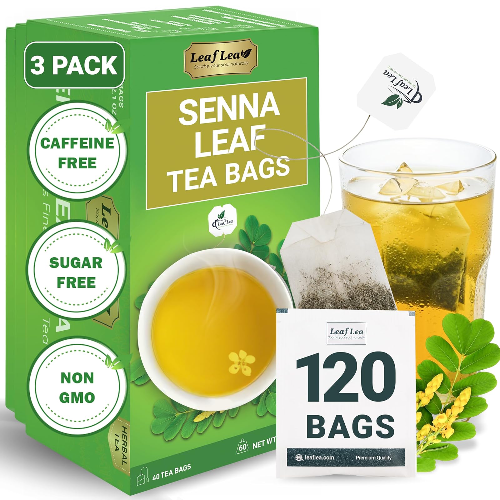 LeafLea Senna herbal detox tea