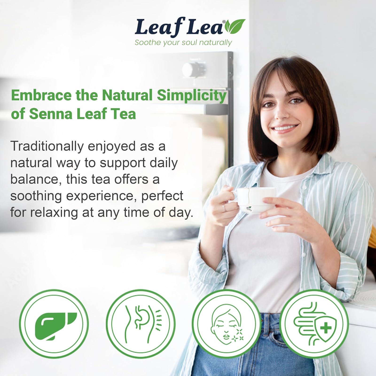 LeafLea Senna tea for digestion