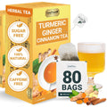LeafLea turmeric ginger herbal tea bags